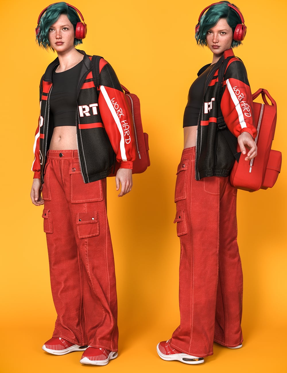 dForce Casualwear Texture Add On for Genesis 9 | Daz 3D