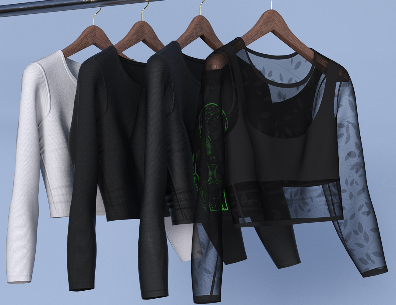 dForce Casualwear Texture Add On for Genesis 9 | Daz 3D