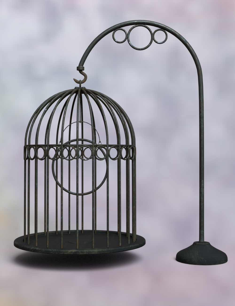 Natens Bird of a Cage Poses and Props for Genesis 9 | Daz 3D