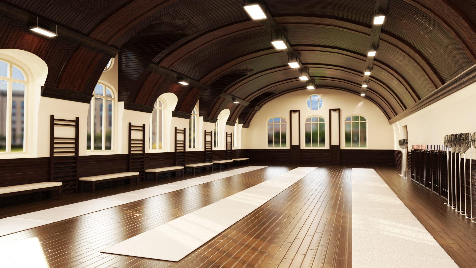 Fencing Hall | Daz 3D