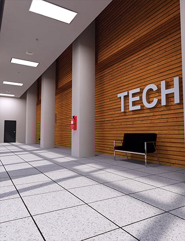 FH Company Hallway | Daz 3D
