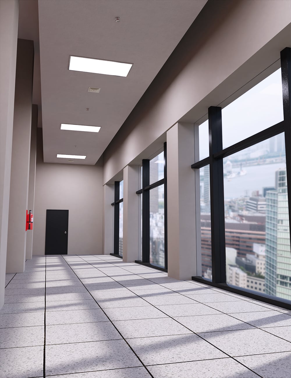 FH Company Hallway | Daz 3D