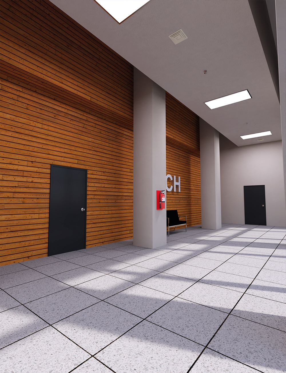 FH Company Hallway | Daz 3D