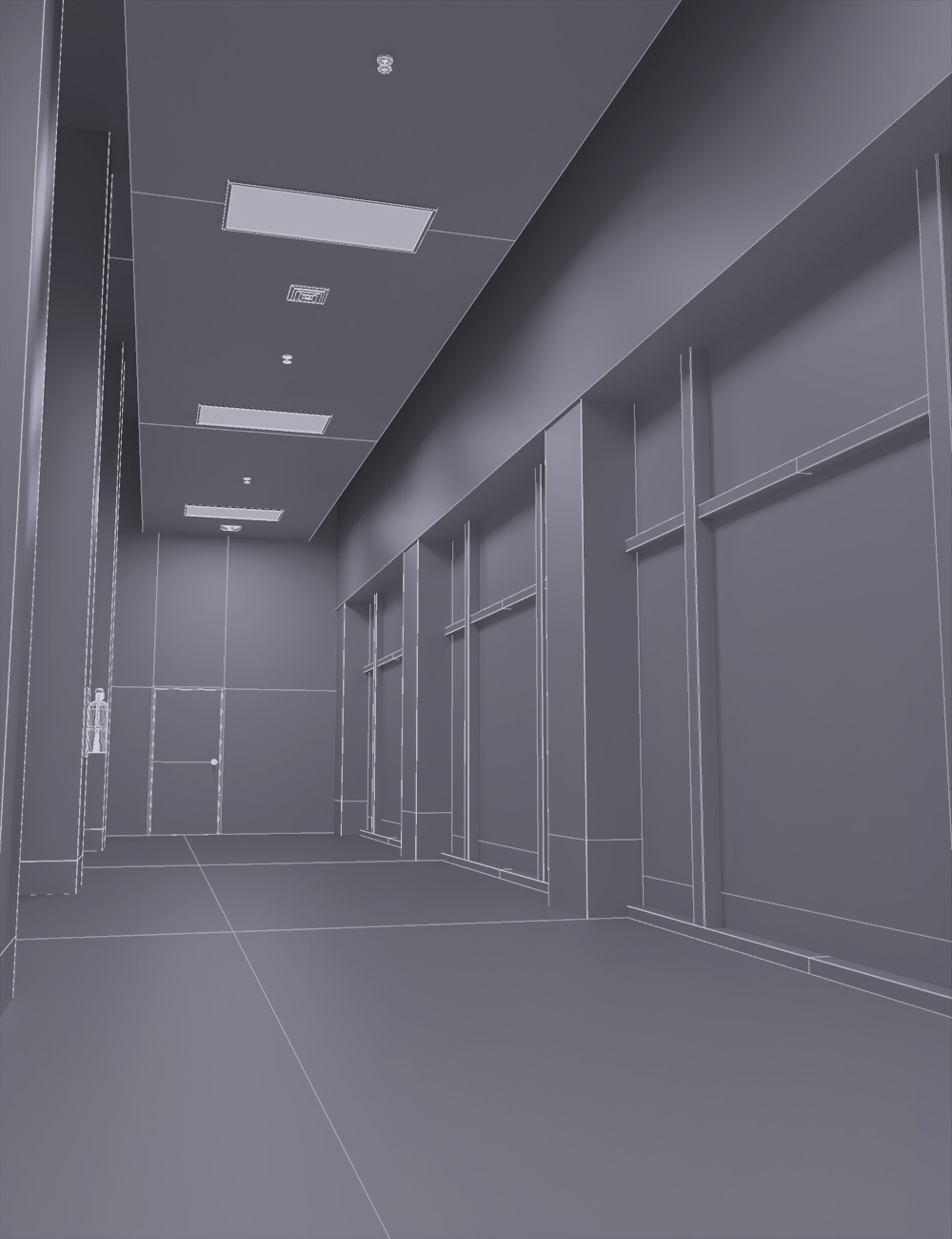 FH Company Hallway | Daz 3D