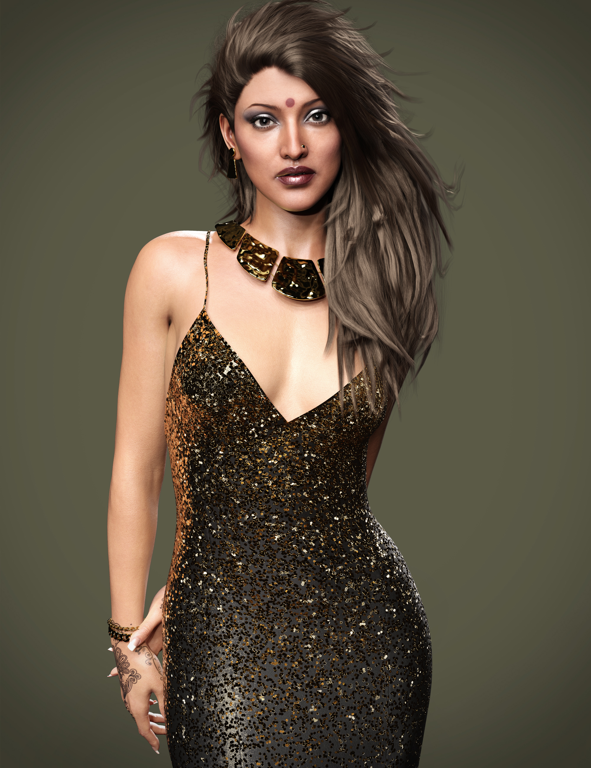 E3D Prisha HD for Genesis 9 | Daz 3D