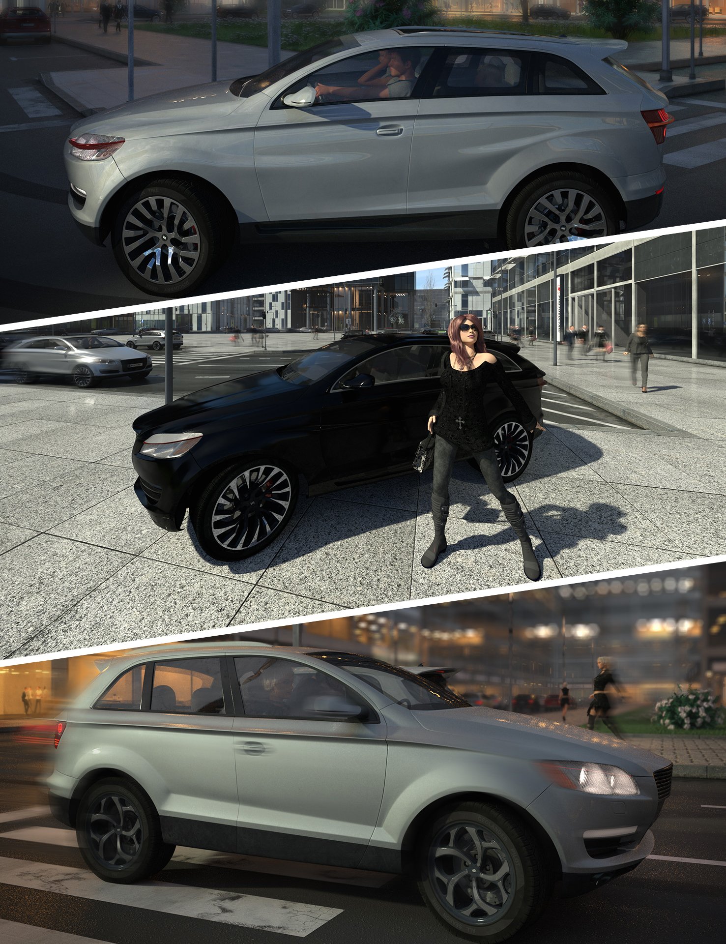 Cars SUV's Bundle | Daz 3D