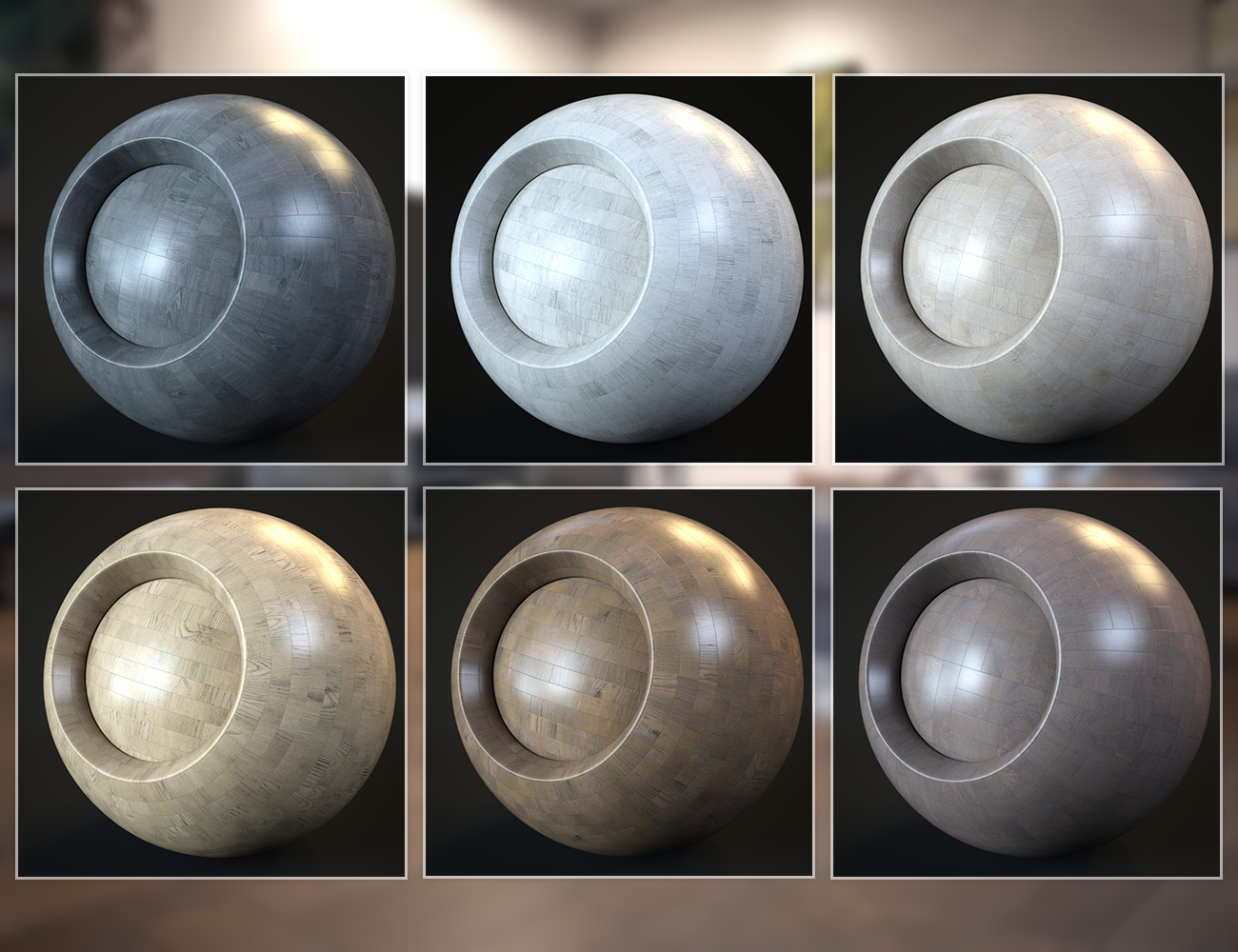 Parquet Floor Strip and Mosaic - Iray Shaders | Daz 3D