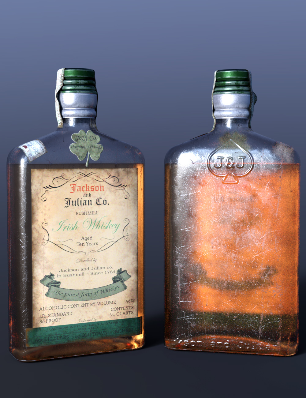 Vintage Drinks Daz 3d