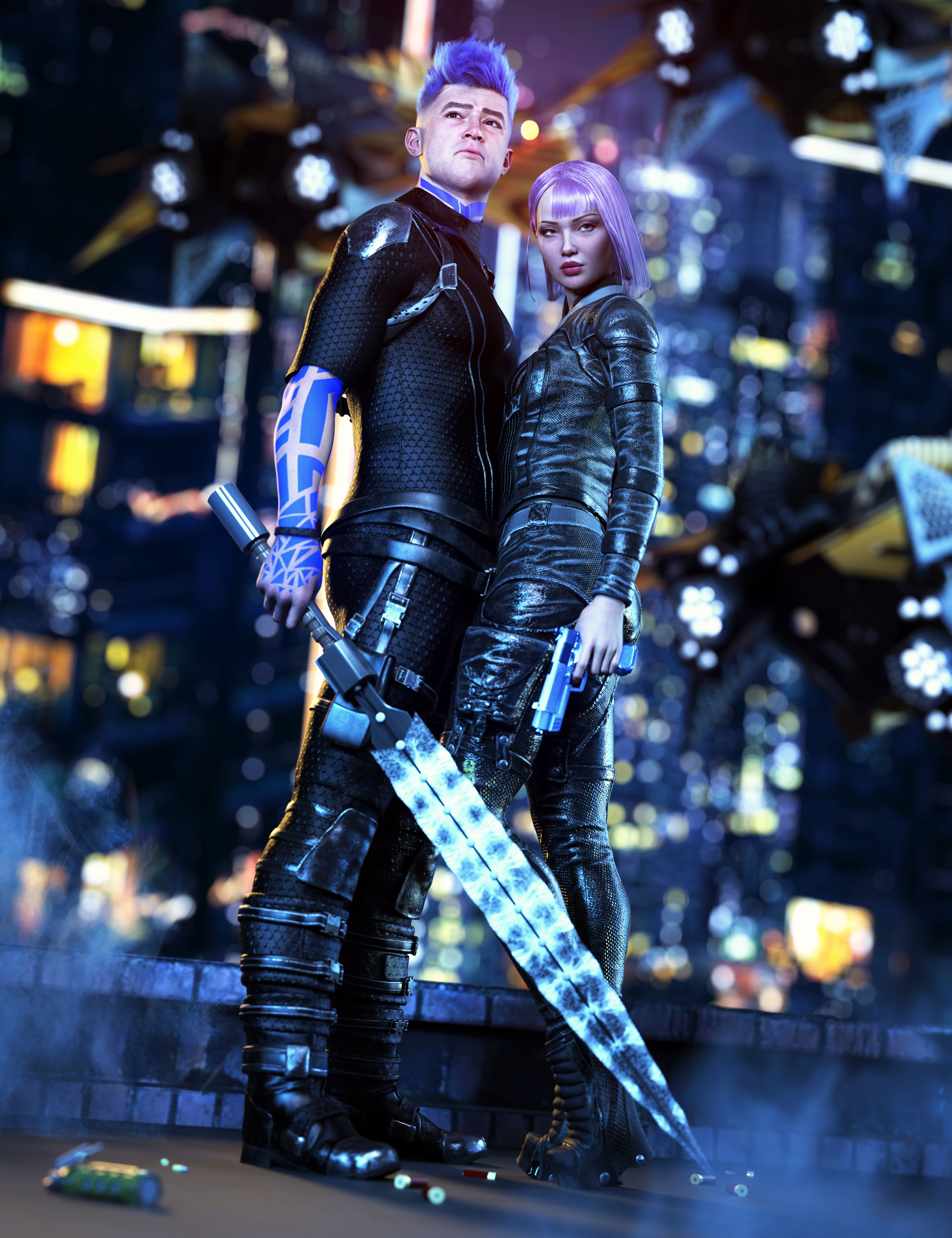 Super Bundle Heroic Poses for Genesis 9 | Daz 3D
