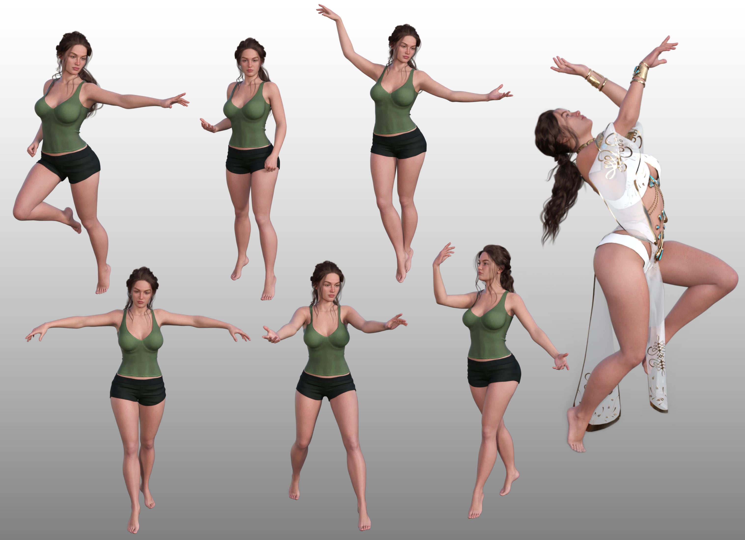 FG Spell Casting Poses | Daz 3D