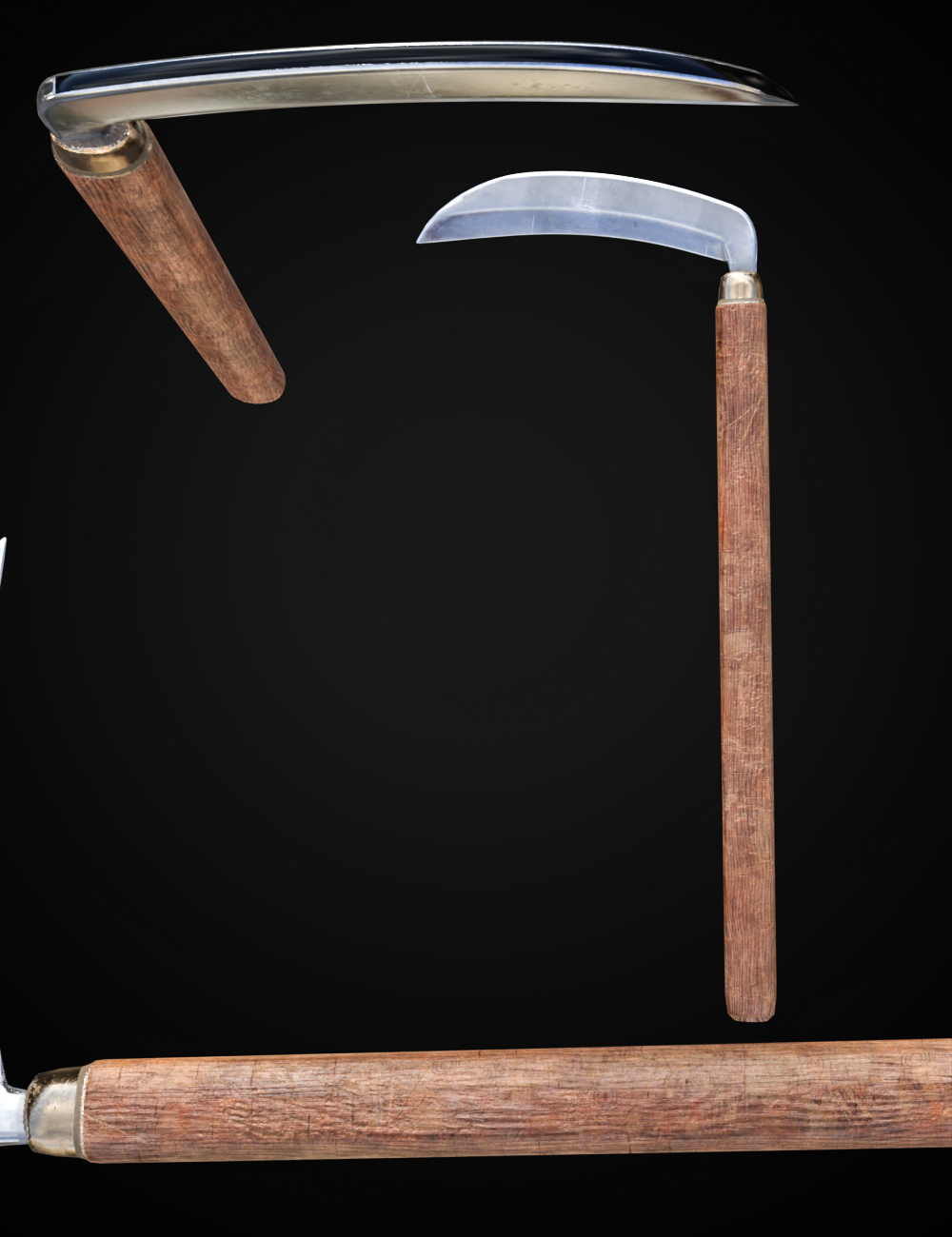 BW Shadow Weapons Set for Genesis 9, 8 and 8.1 | Daz 3D