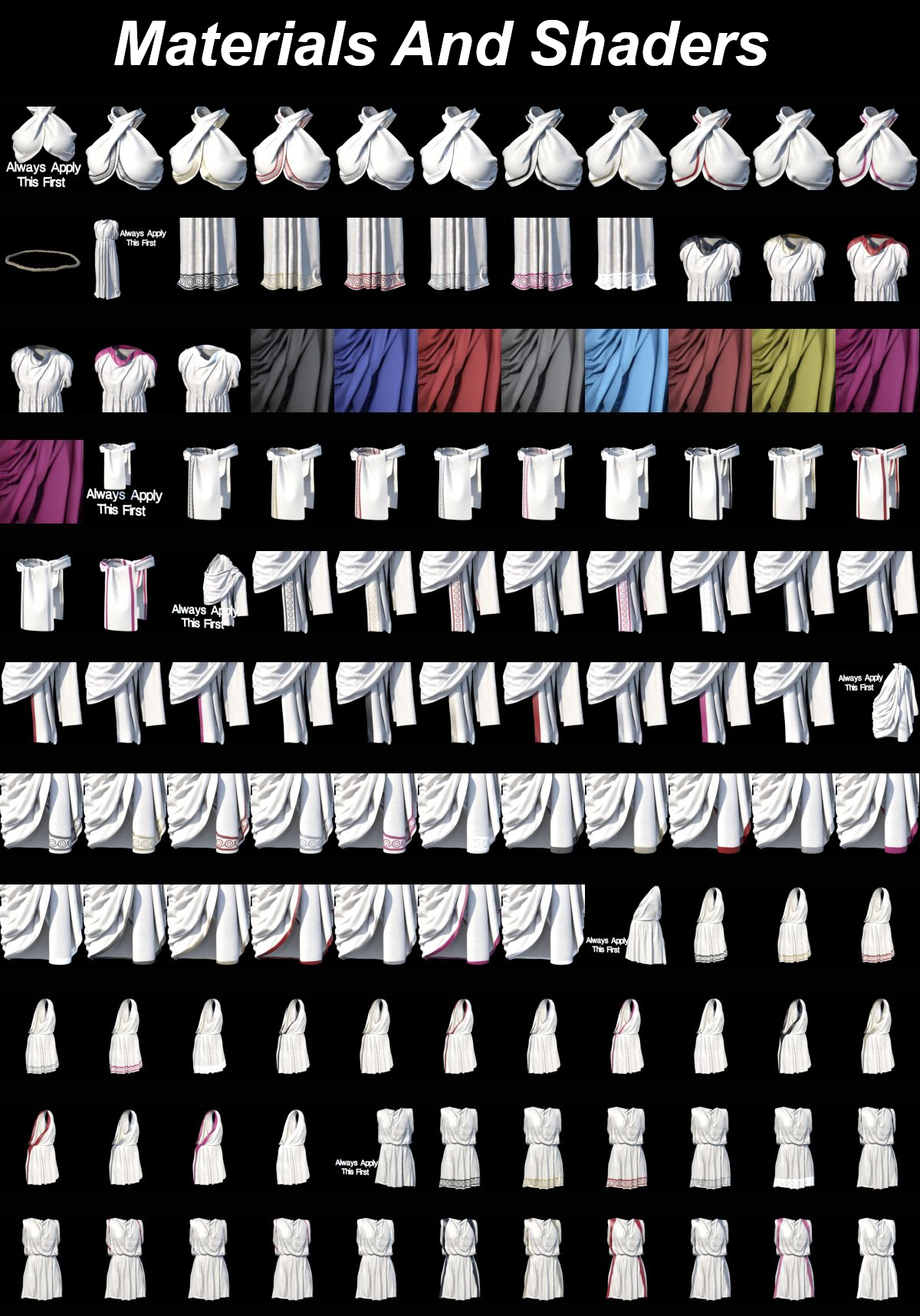 SY dForce Roman Clothing Collection for Genesis 9 | Daz 3D