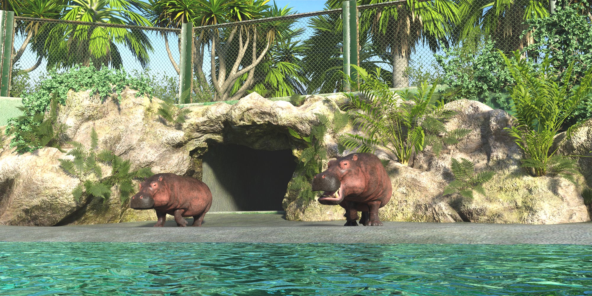 Zoo Pool | Daz 3D