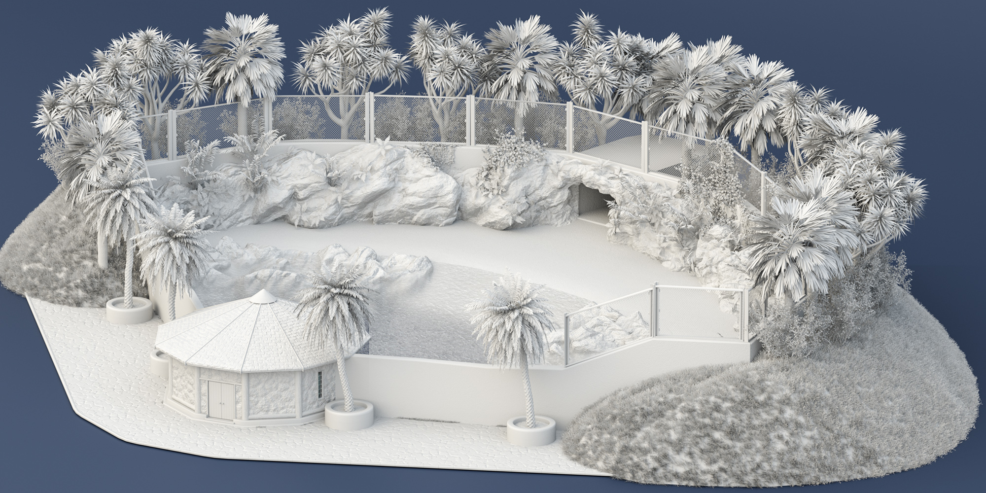 Zoo Pool | Daz 3D