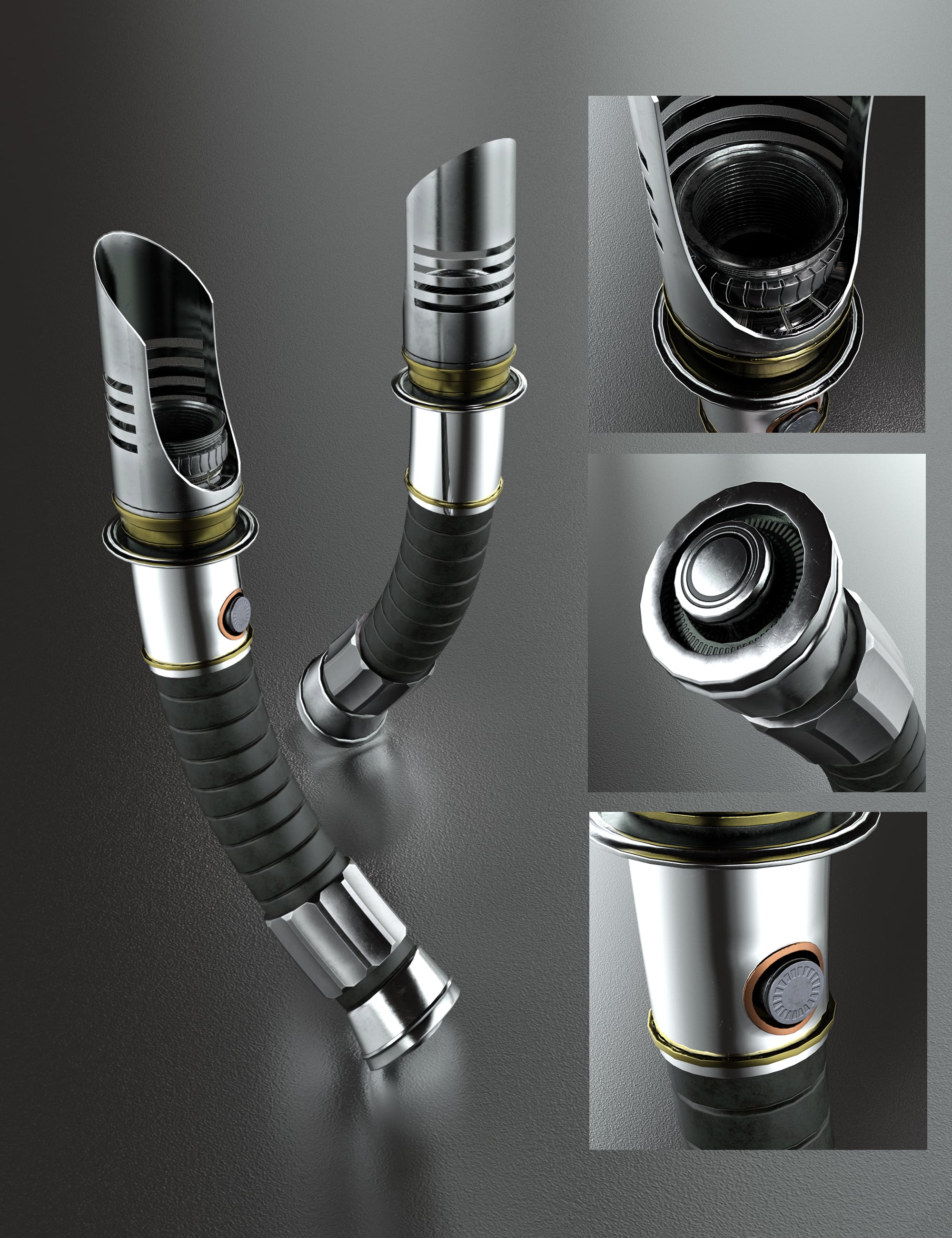 VDB Laser Blades and Poses | Daz 3D