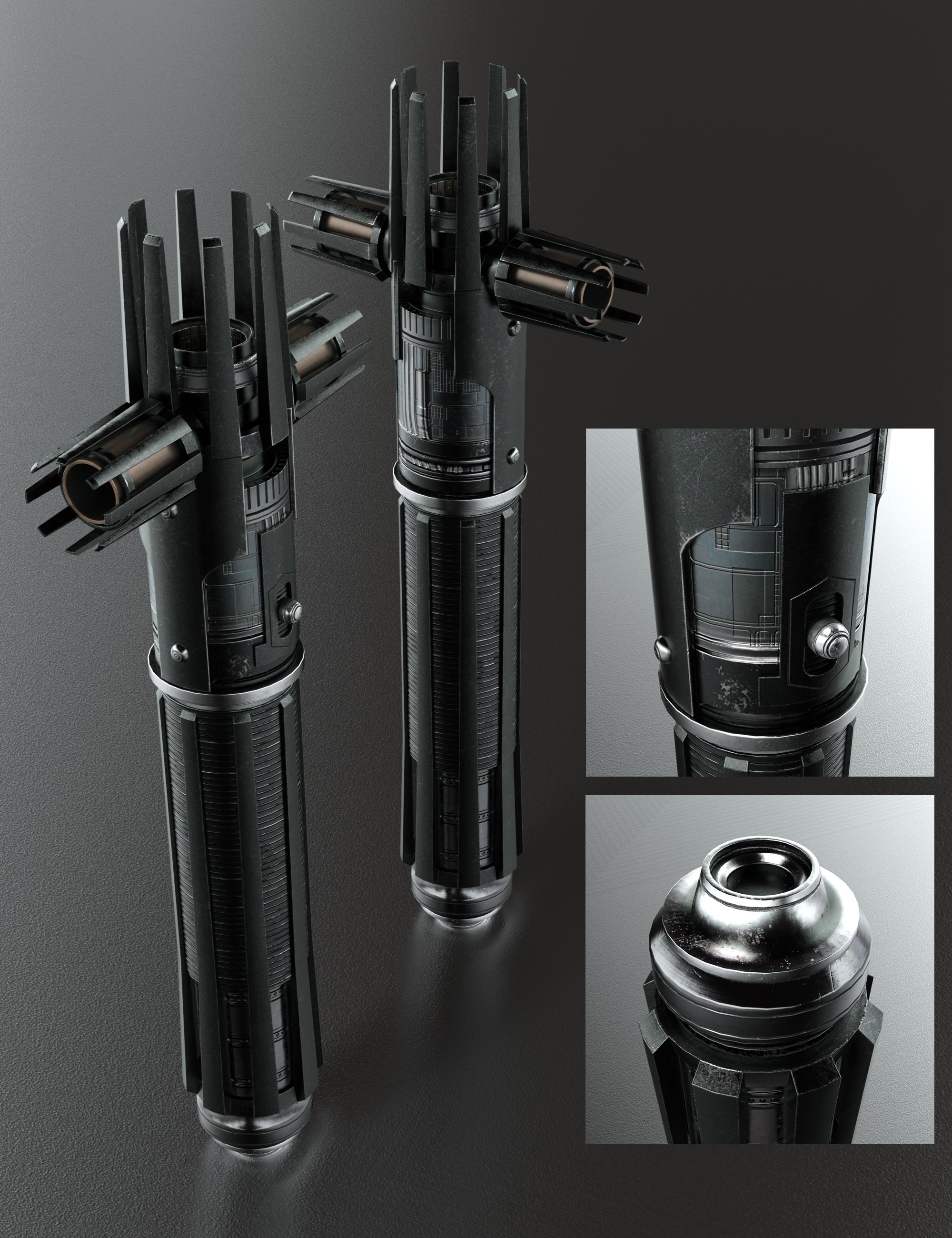 VDB Laser Blades and Poses | Daz 3D