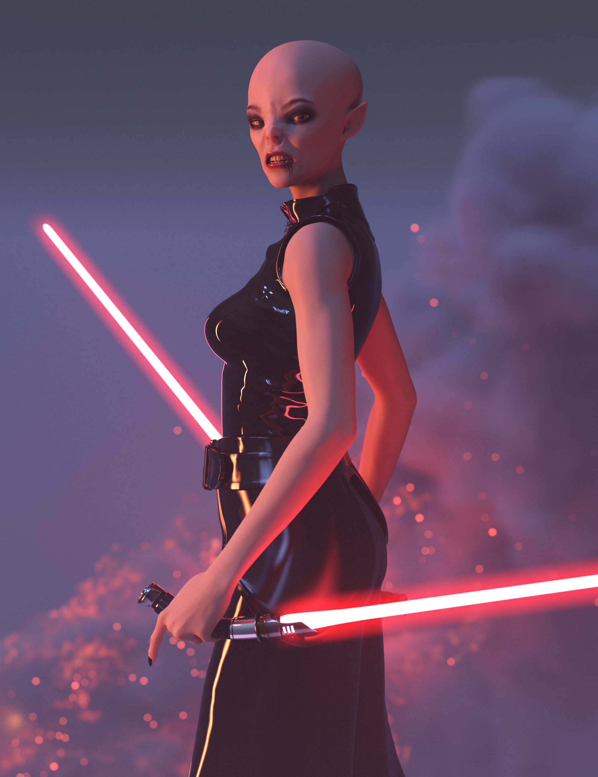 VDB Laser Blades and Poses | Daz 3D