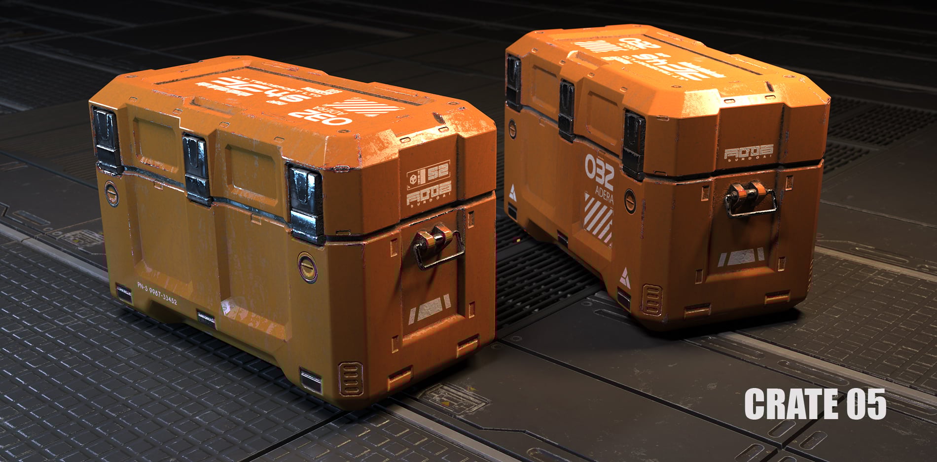 Sci-Fi Props: Crates | Daz 3D
