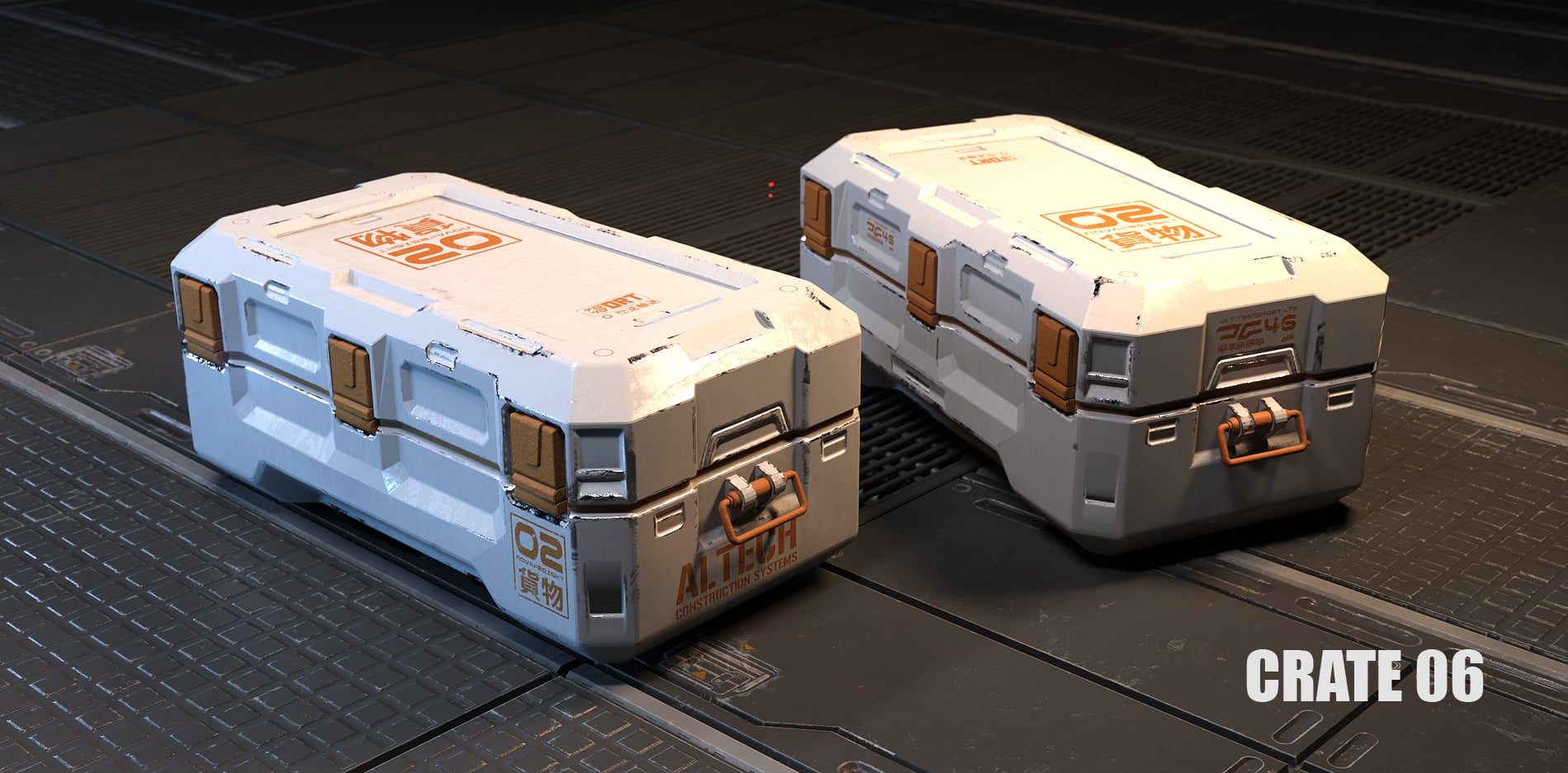 Sci-Fi Props: Crates | Daz 3D