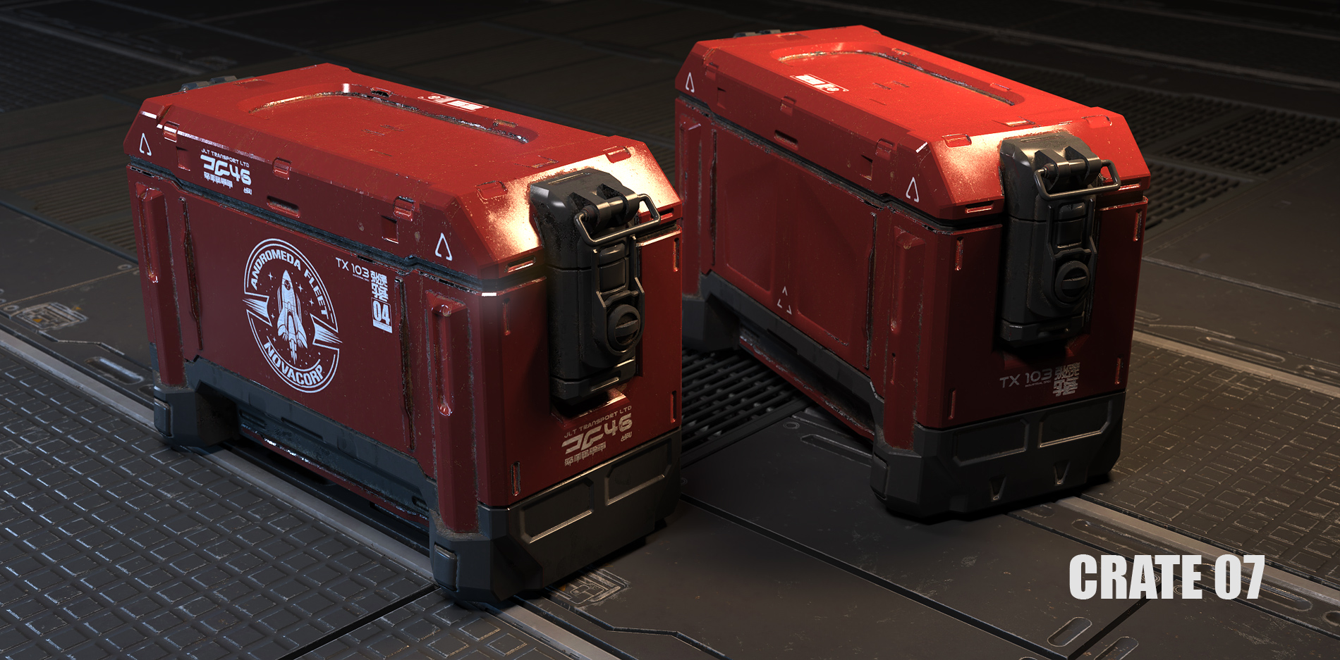 Sci-Fi Props: Crates | Daz 3D
