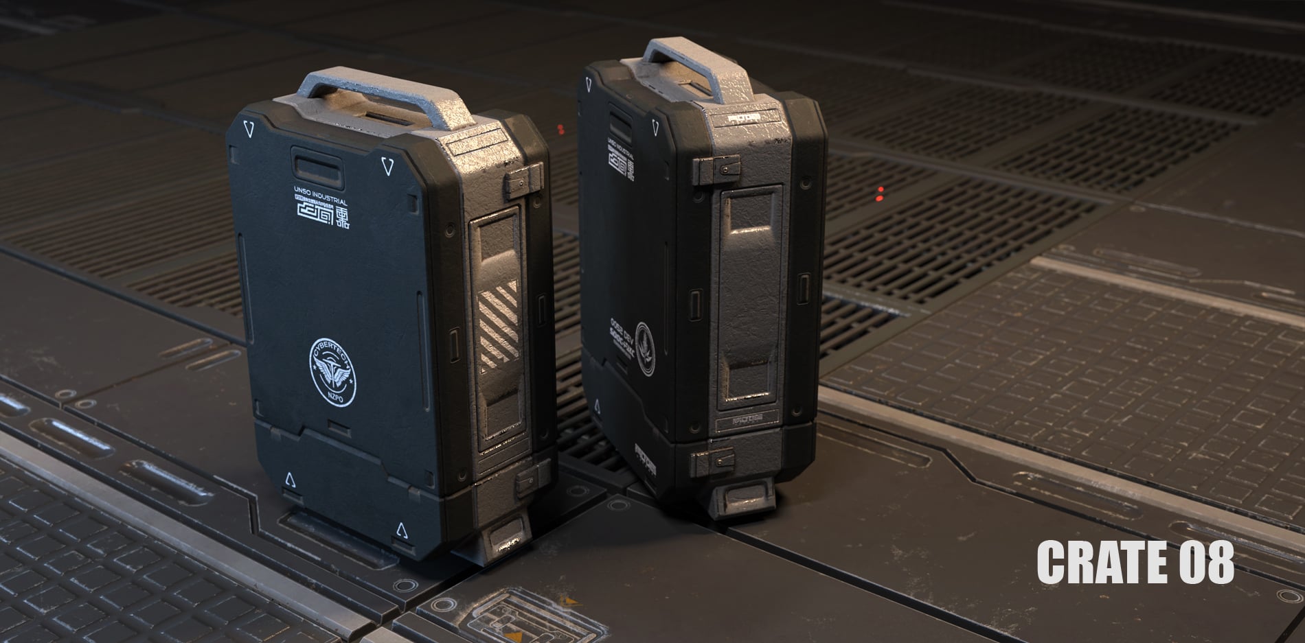 Sci-Fi Props: Crates | Daz 3D