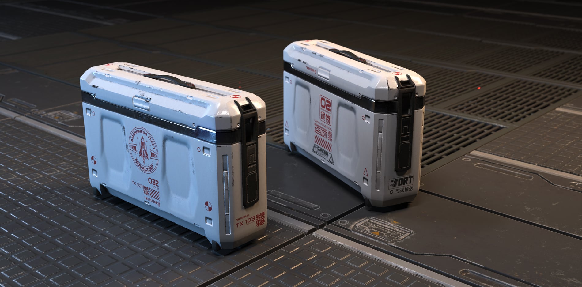 Sci-Fi Props: Crates EXP | Daz 3D