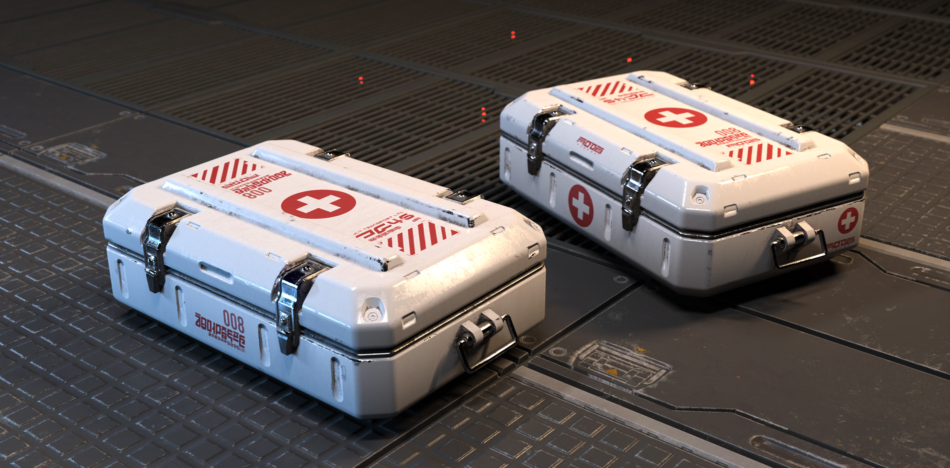 Sci-Fi Props: Crates EXP | Daz 3D