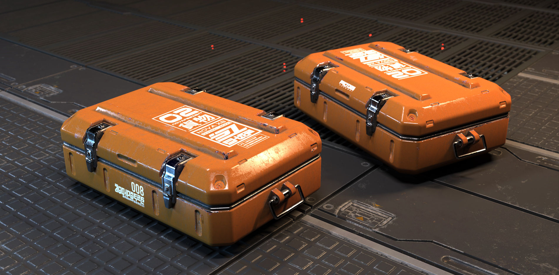 Sci-Fi Props: Crates EXP | Daz 3D