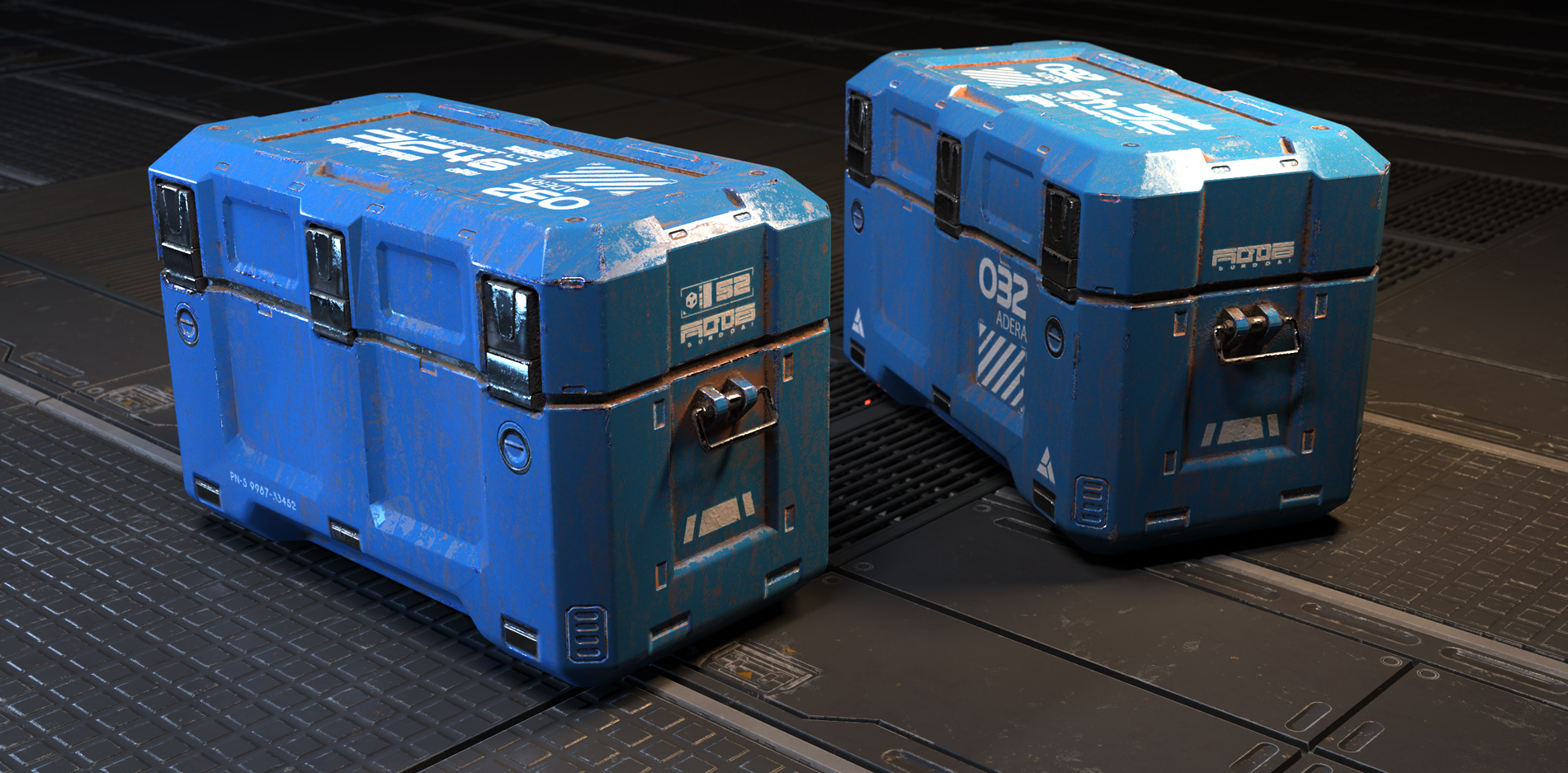 Sci-Fi Props: Crates EXP | Daz 3D