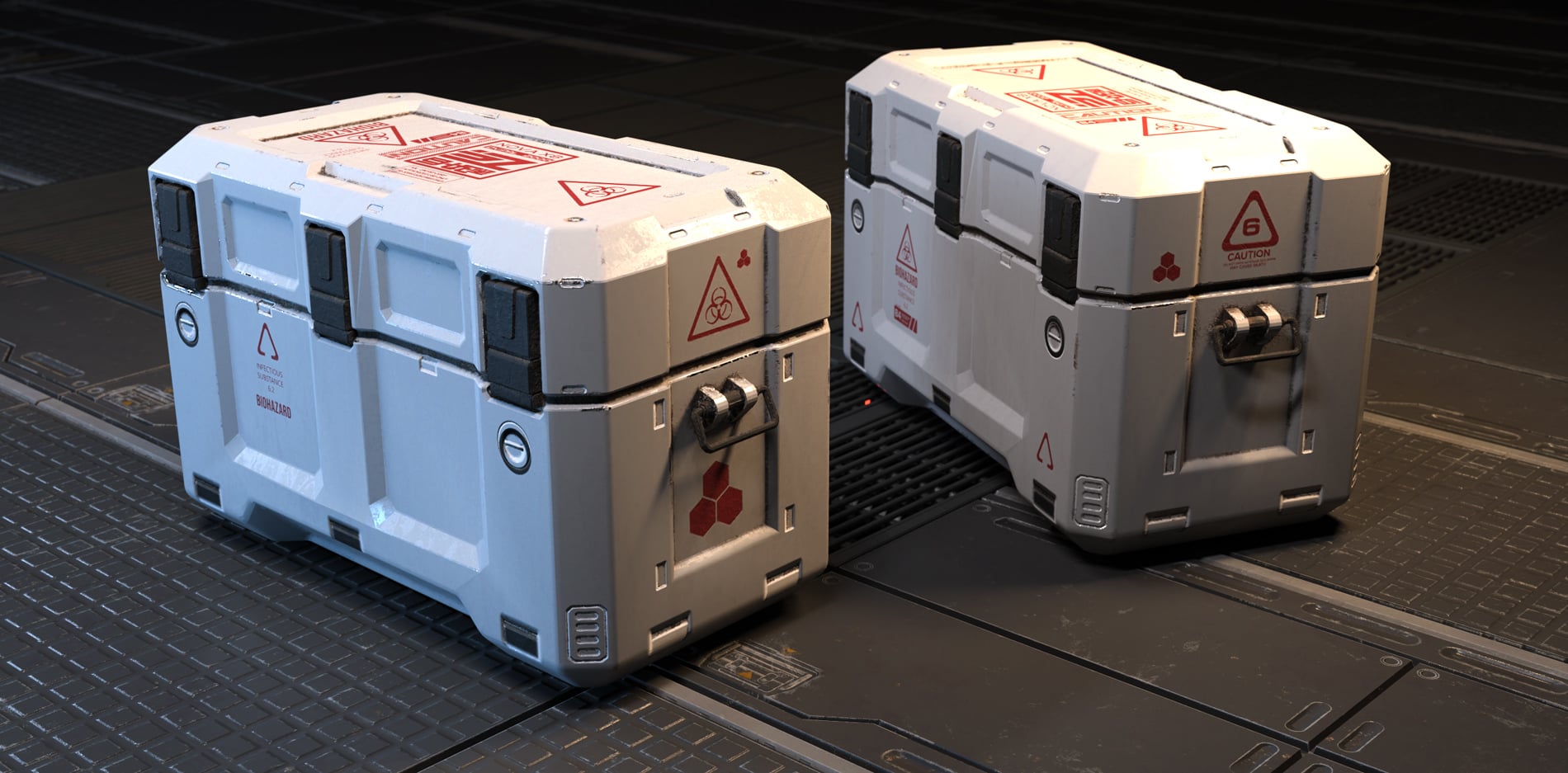 Sci-Fi Props: Crates EXP | Daz 3D
