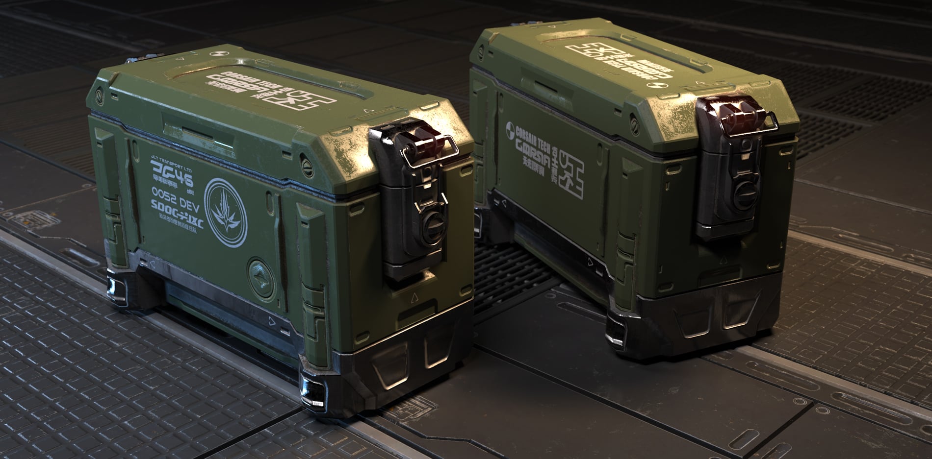 Sci-Fi Props: Crates EXP | Daz 3D