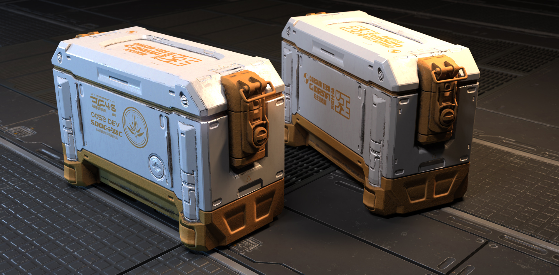 Sci-Fi Props: Crates EXP | Daz 3D