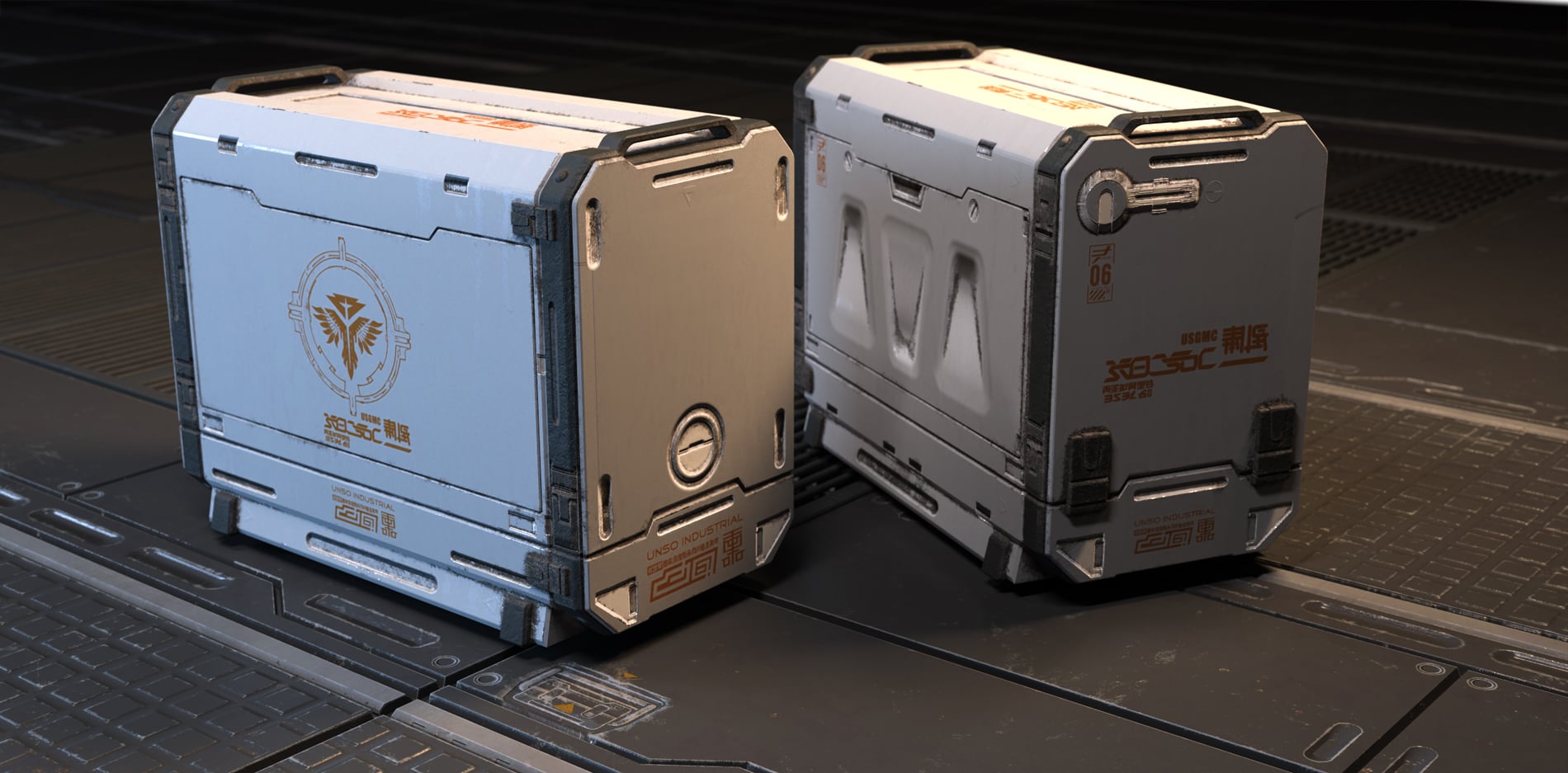 Sci-Fi Props: Crates EXP | Daz 3D