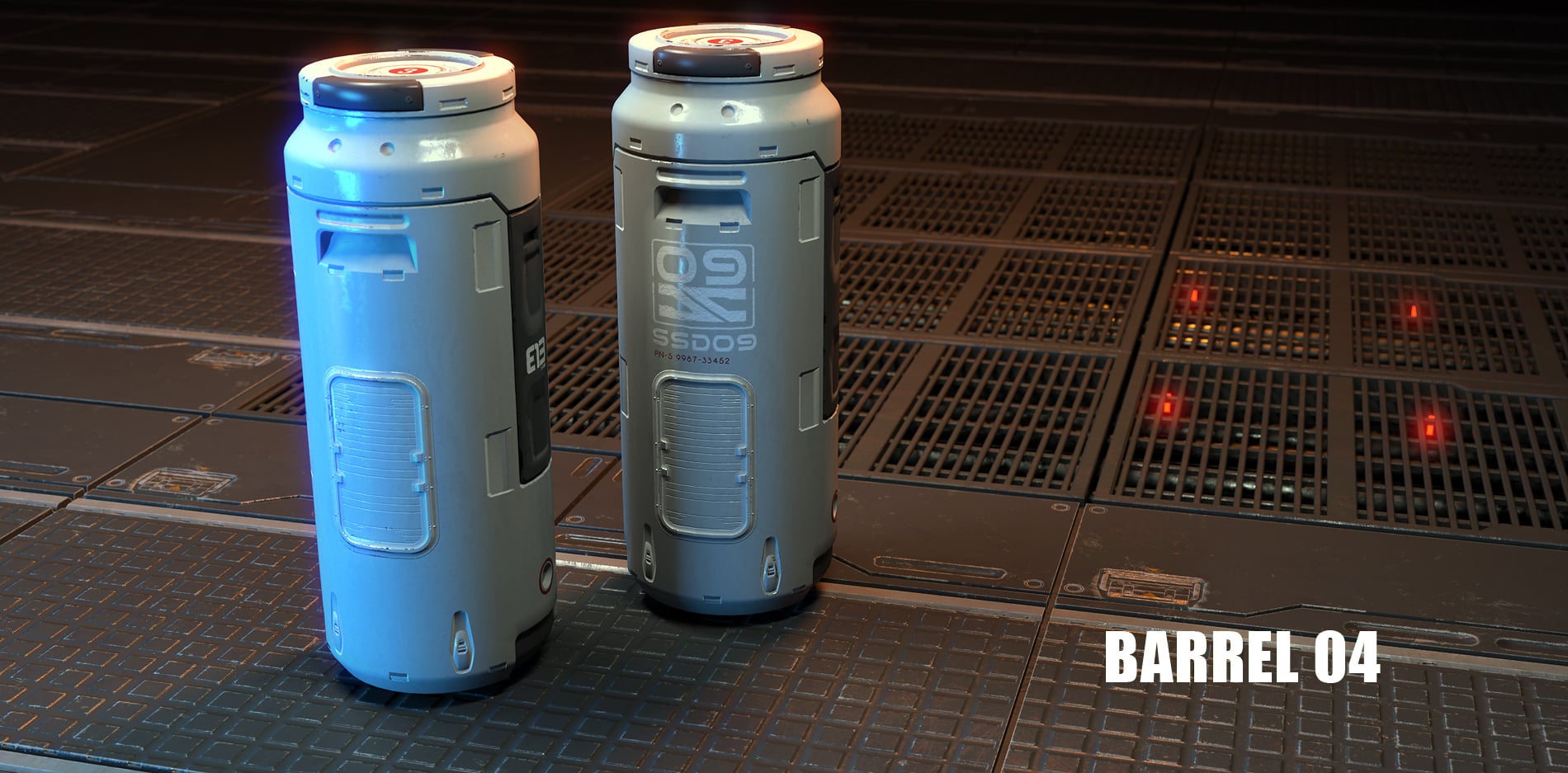 Sci-Fi Props: Barrels | Daz 3D