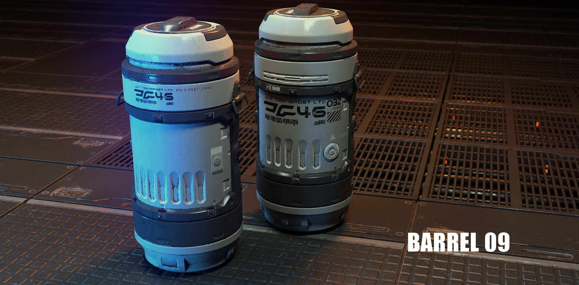 Sci-Fi Props: Barrels | Daz 3D