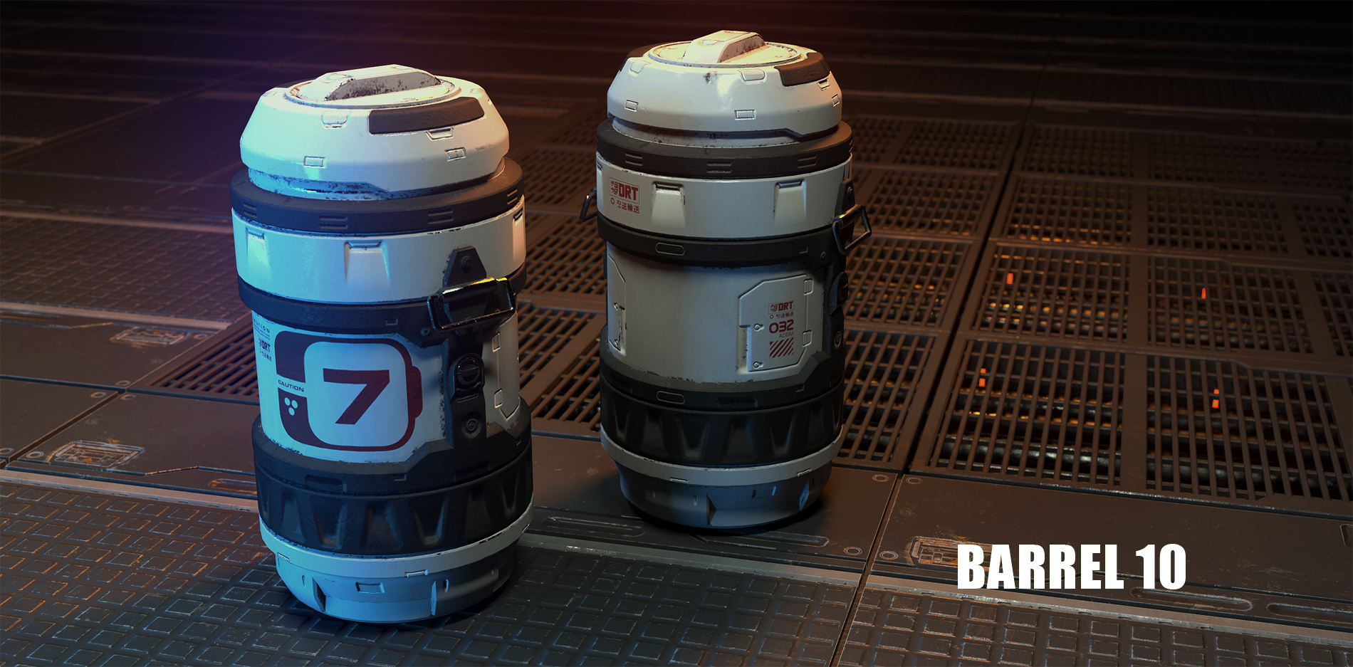 Sci-Fi Props: Barrels | Daz 3D