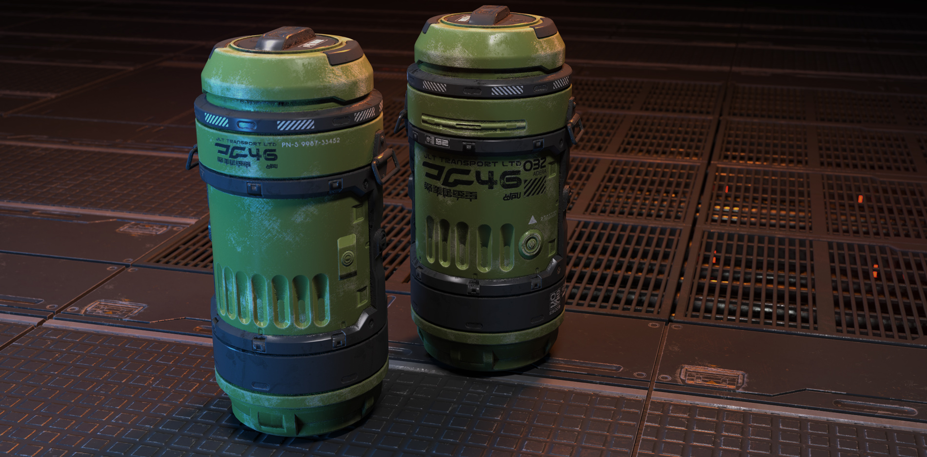 Sci-Fi Props: Barrels EXP | Daz 3D