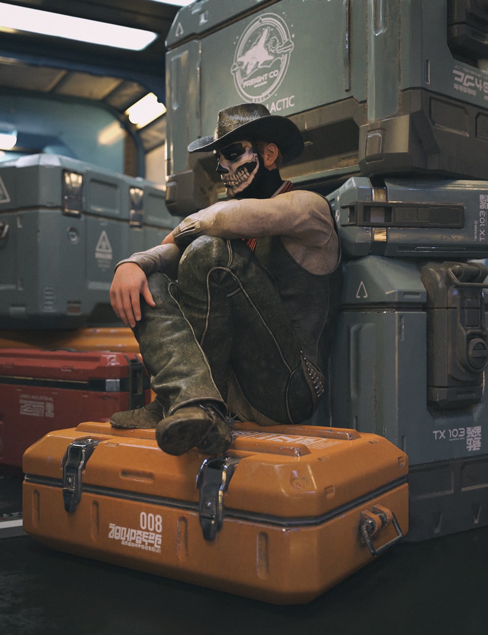 Sci-Fi Props: Crates And Containers Bundle | Daz 3D