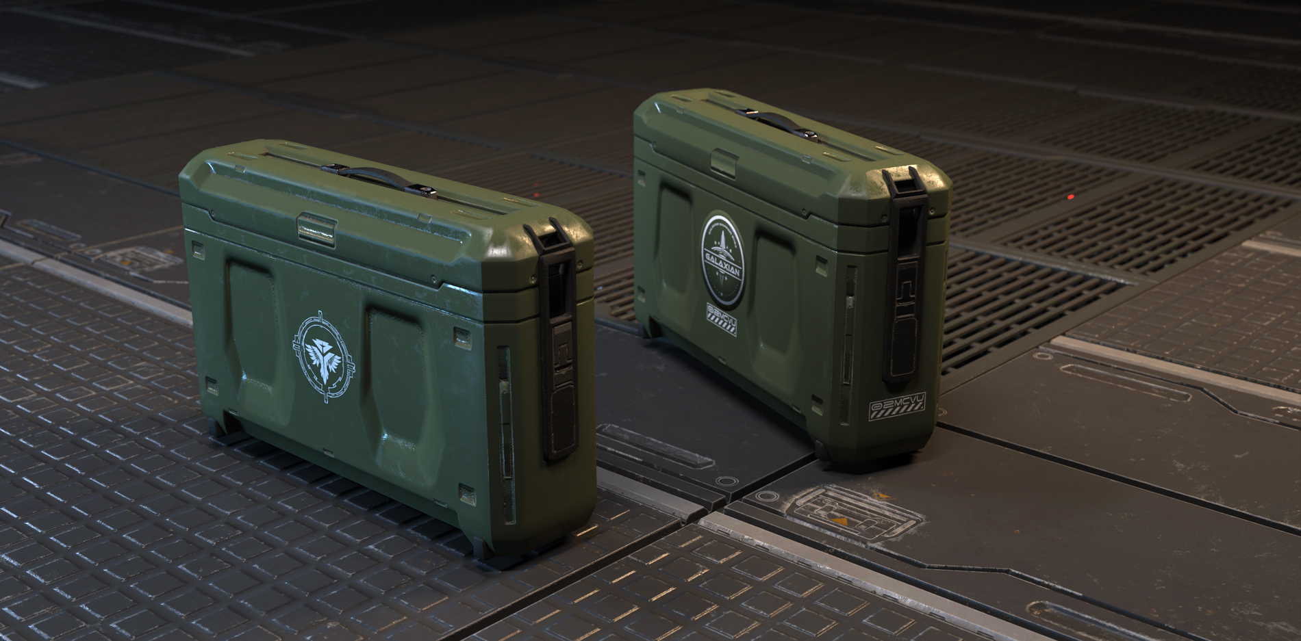 Sci-Fi Props: Crates And Containers Bundle | Daz 3D