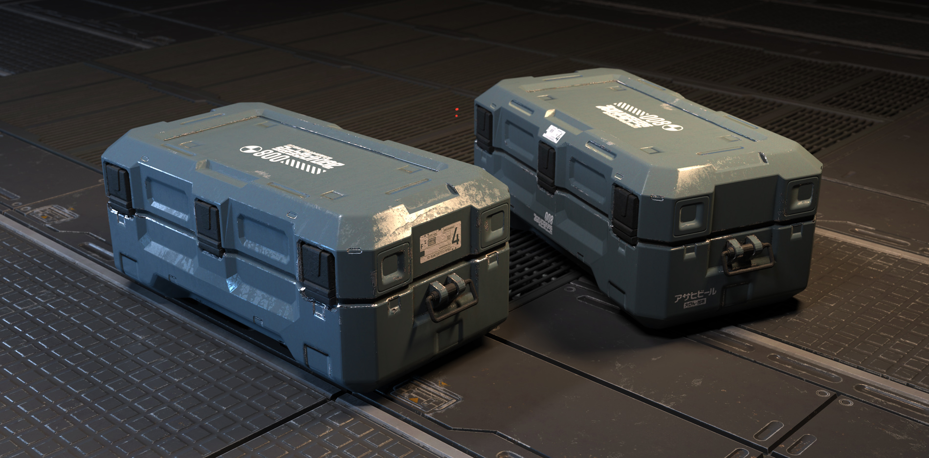 Sci-Fi Props: Crates And Containers Bundle | Daz 3D