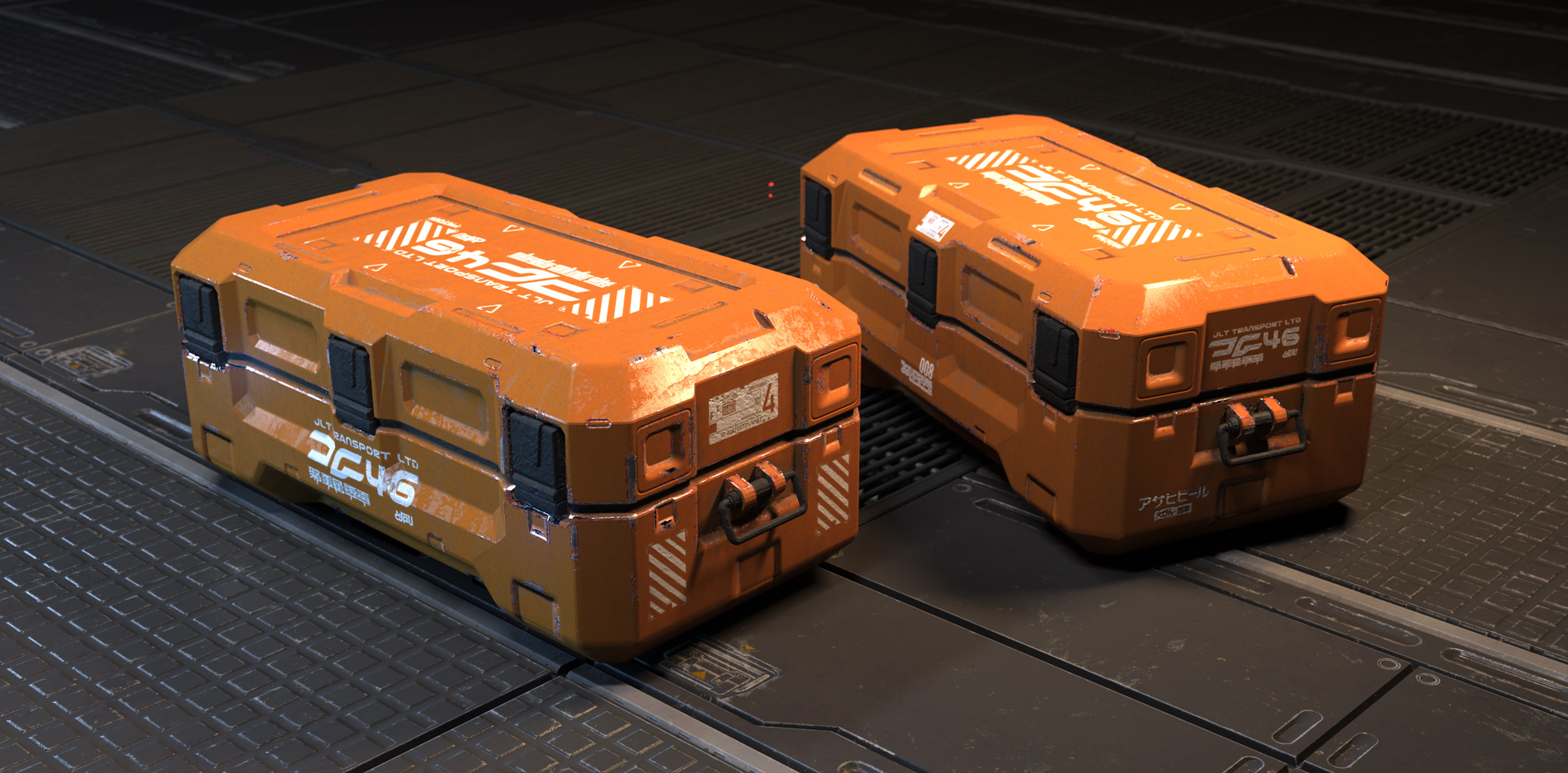 Sci-Fi Props: Crates And Containers Bundle | Daz 3D