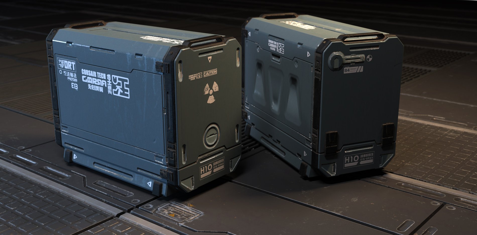 Sci-Fi Props: Crates And Containers Bundle | Daz 3D