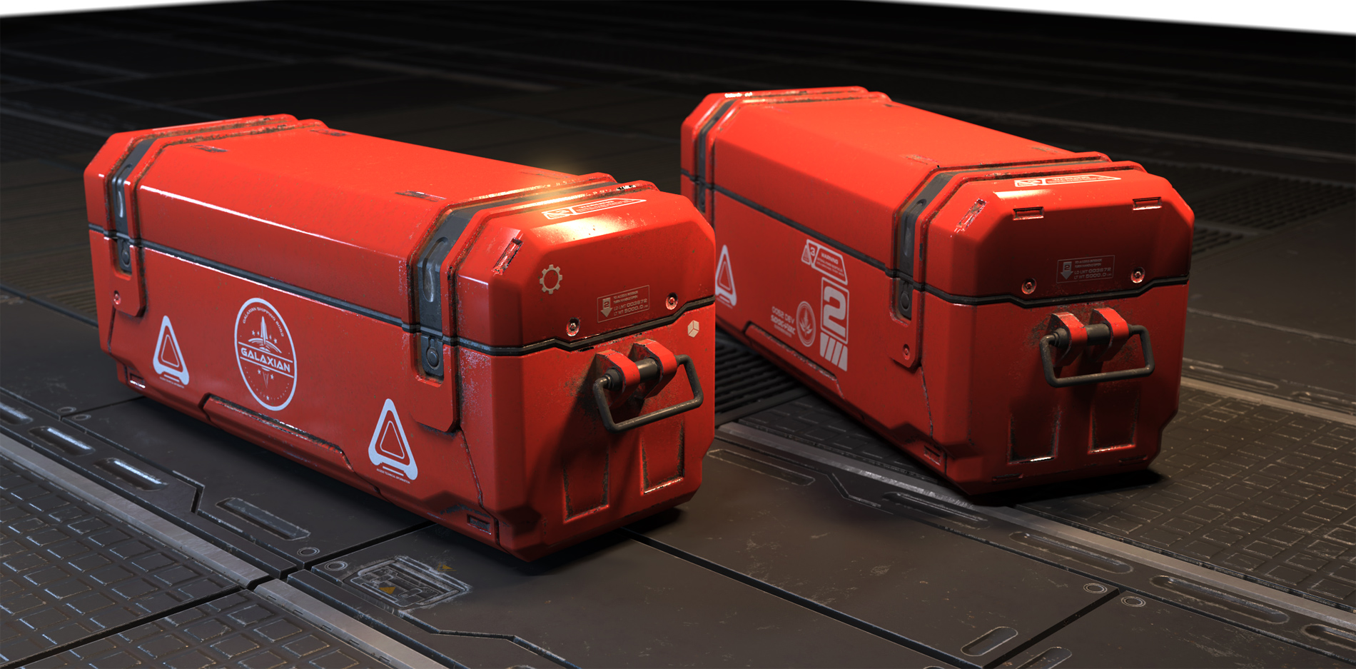 Sci-Fi Props: Crates And Containers Bundle | Daz 3D