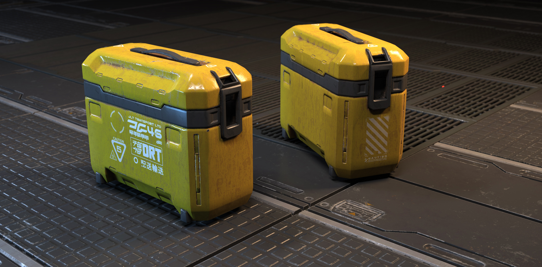Sci-Fi Props: Crates And Containers Bundle | Daz 3D