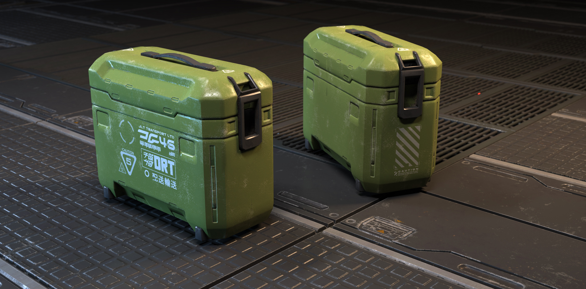 Sci-Fi Props: Crates And Containers Bundle | Daz 3D