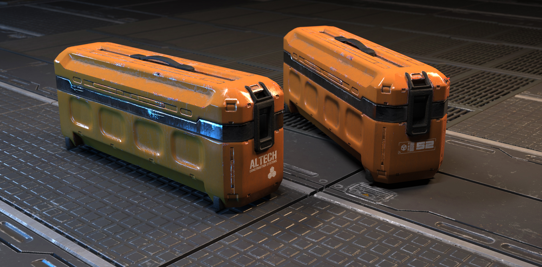 Sci-Fi Props: Crates And Containers Bundle | Daz 3D
