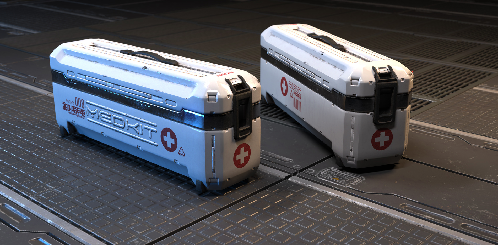 Sci-Fi Props: Crates And Containers Bundle | Daz 3D