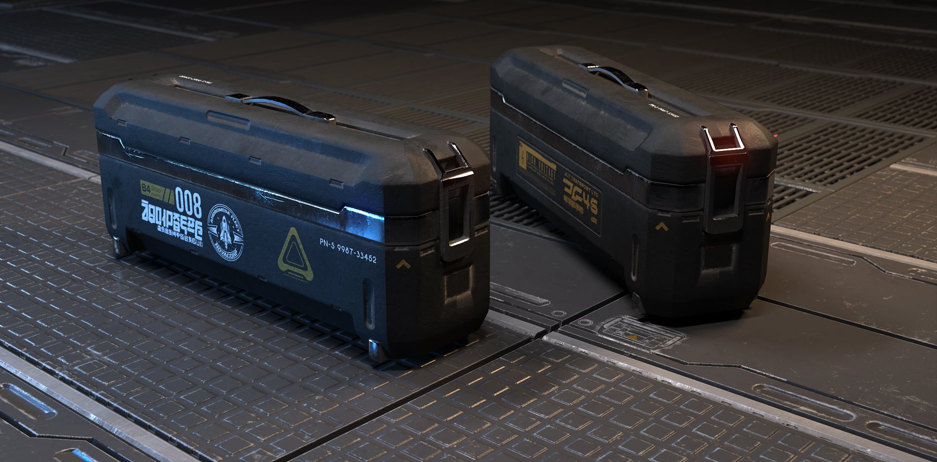Sci-Fi Props: Crates And Containers Bundle | Daz 3D