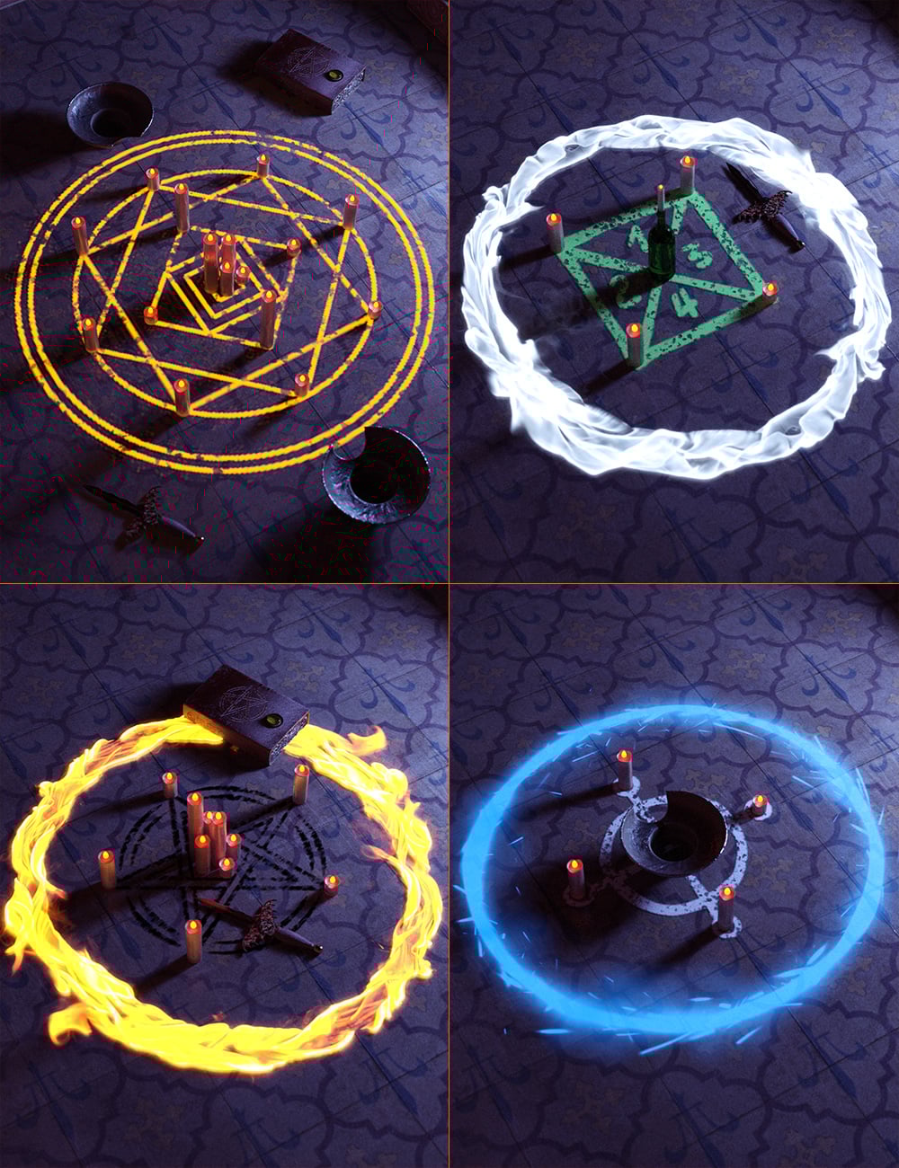 Chalk It Up! Summoning Shenanigans | Daz 3D