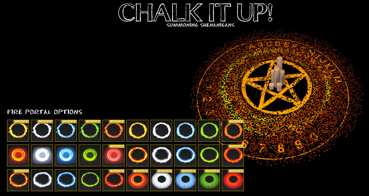 Chalk It Up! Summoning Shenanigans | Daz 3D